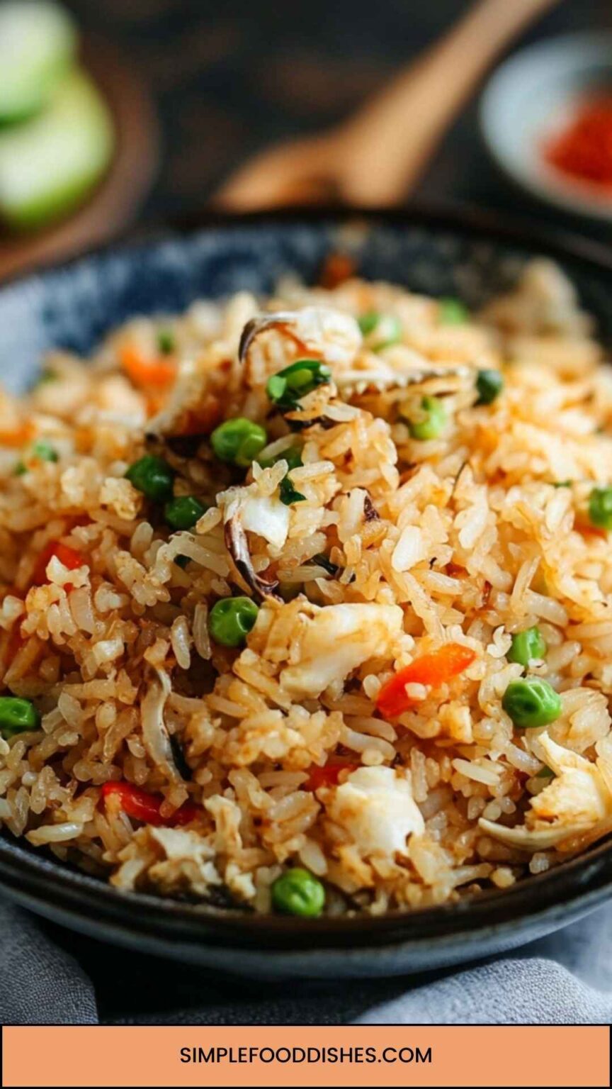 Crab Meat Fried Rice Recipe - Simple Food Dishes