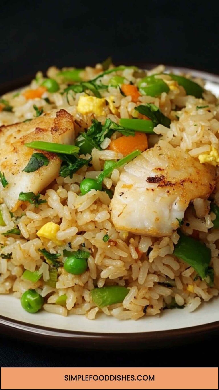 Fish Fried Rice Recipe - Simple Food Dishes