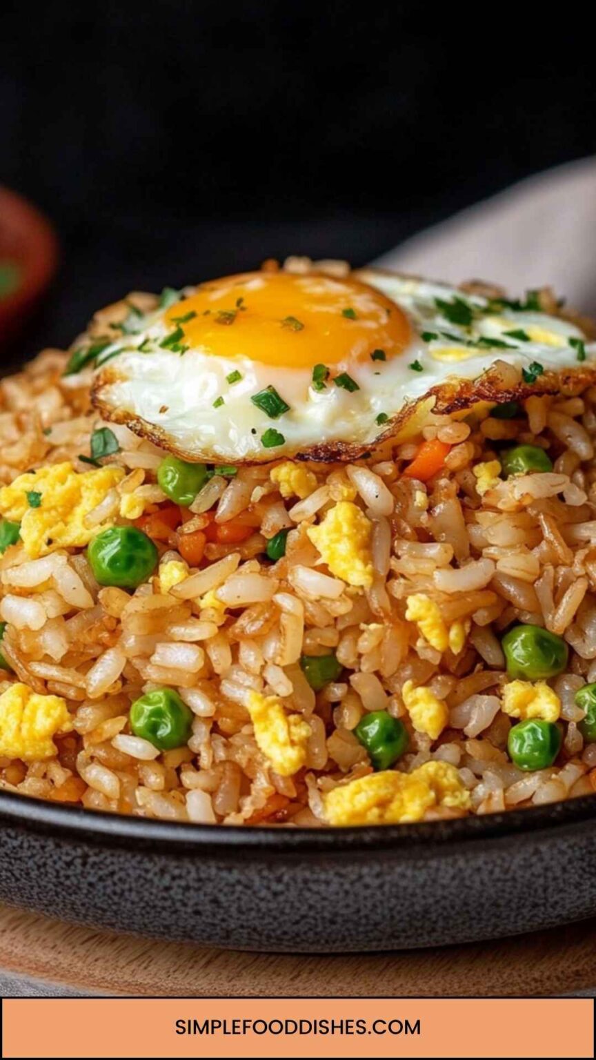 Chinese Egg Fried Rice Recipe - Simple Food Dishes