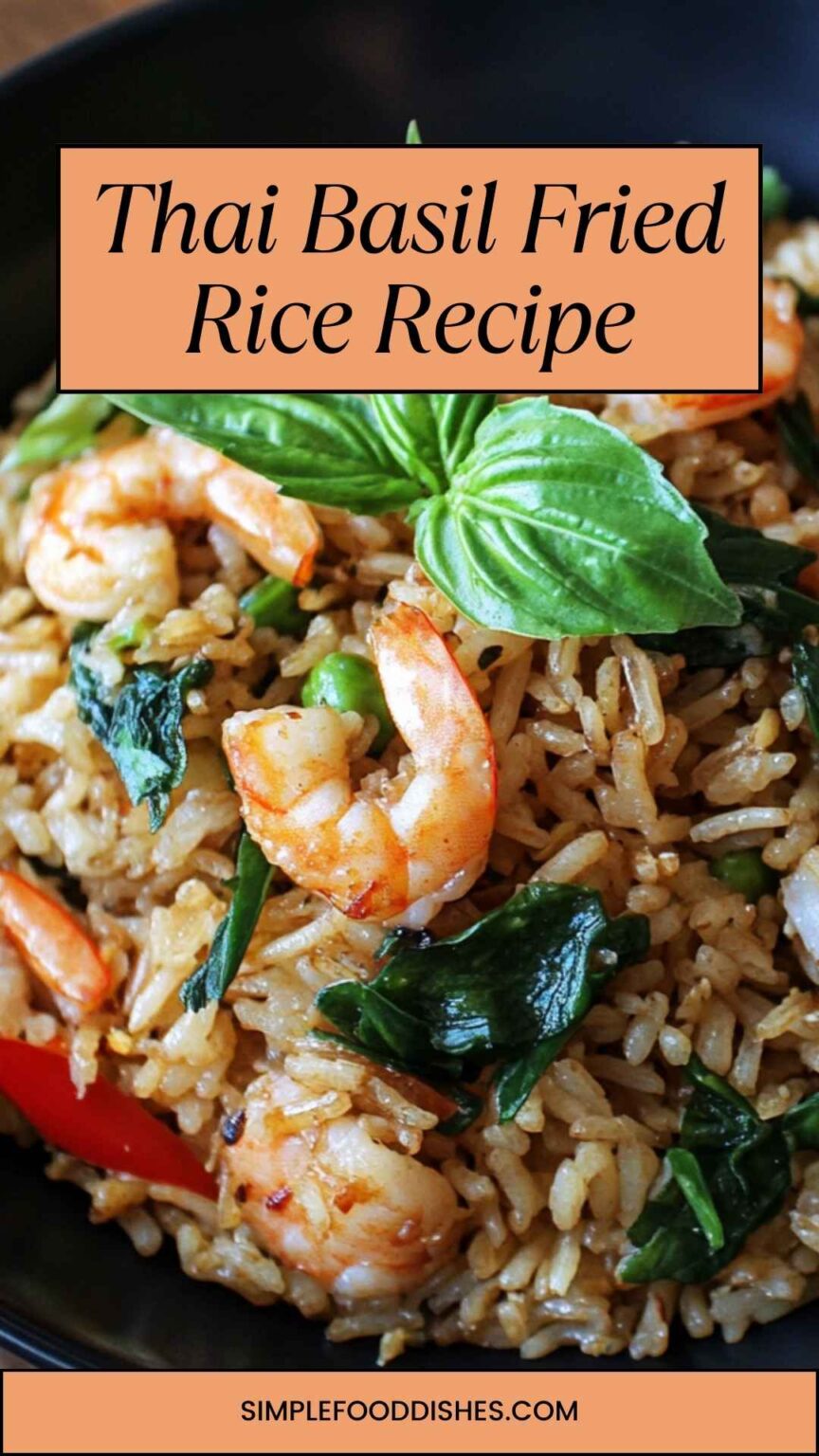 Thai Basil Fried Rice Recipe - Simple Food Dishes