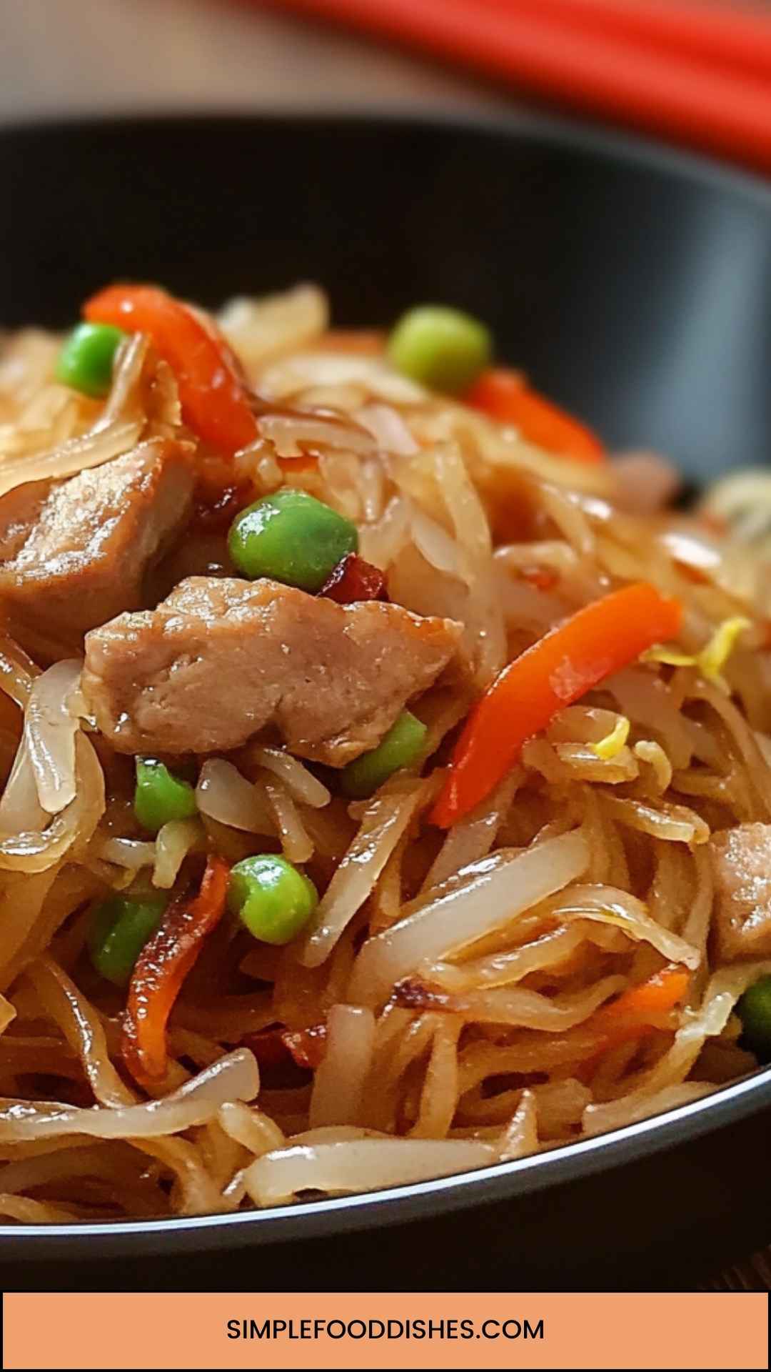 Fried Rice Noodles Recipe - Simple Food Dishes