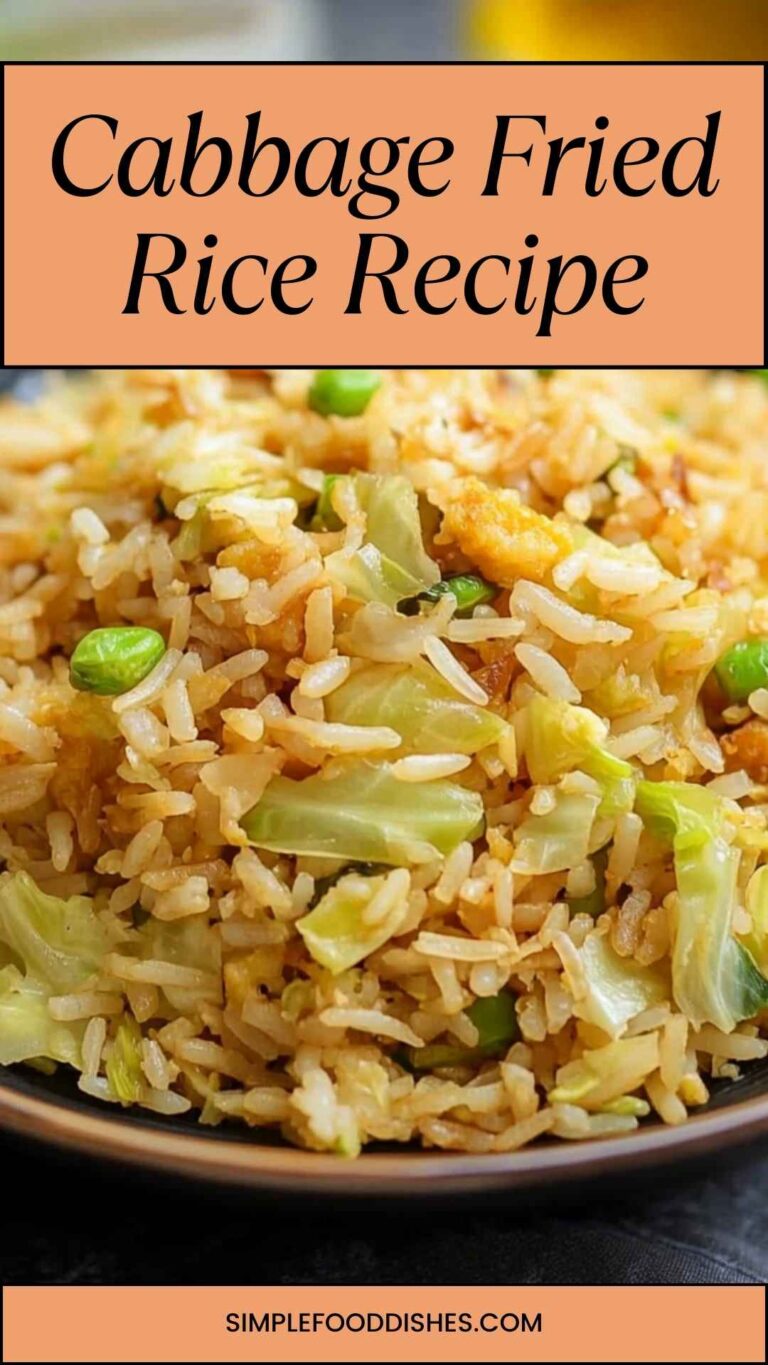 Cabbage Fried Rice Recipe - Simple Food Dishes