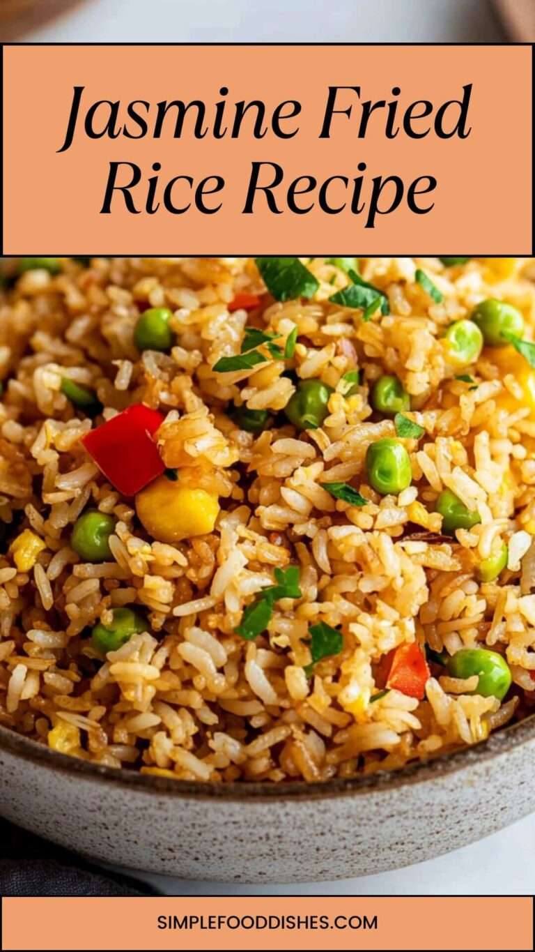 Jasmine Fried Rice Recipe - Simple Food Dishes