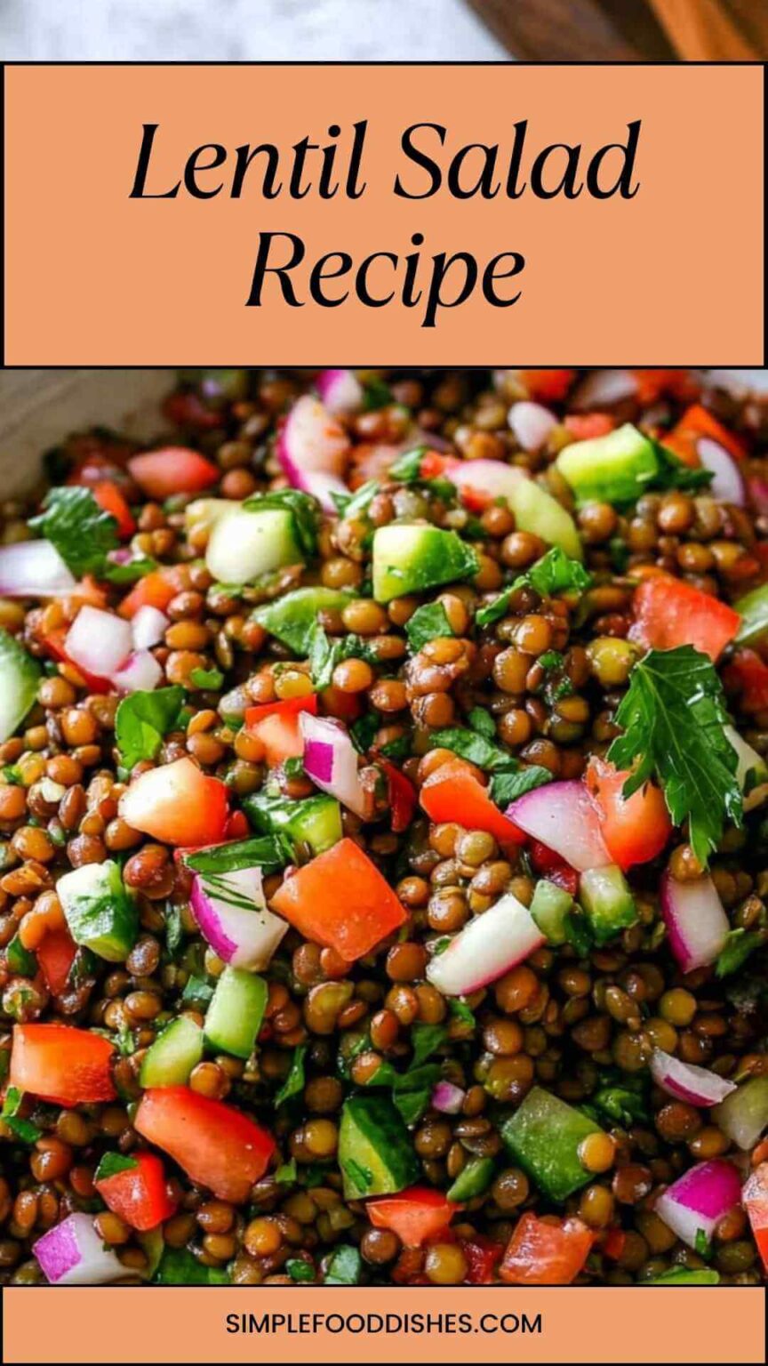 Lentil Salad Recipe - Simple Food Dishes