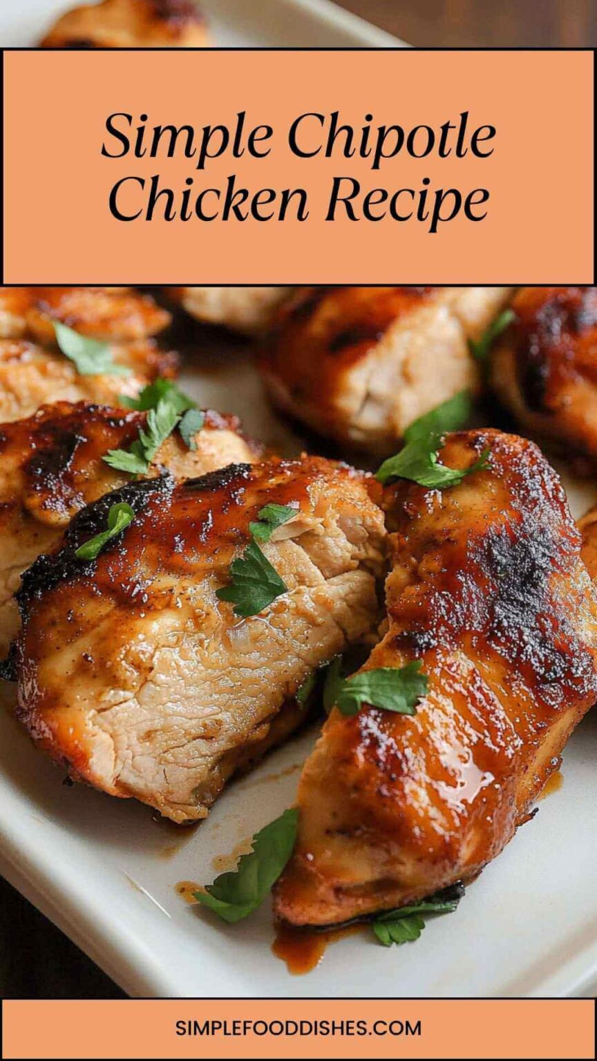 Simple Chipotle Chicken Recipe - Simple Food Dishes