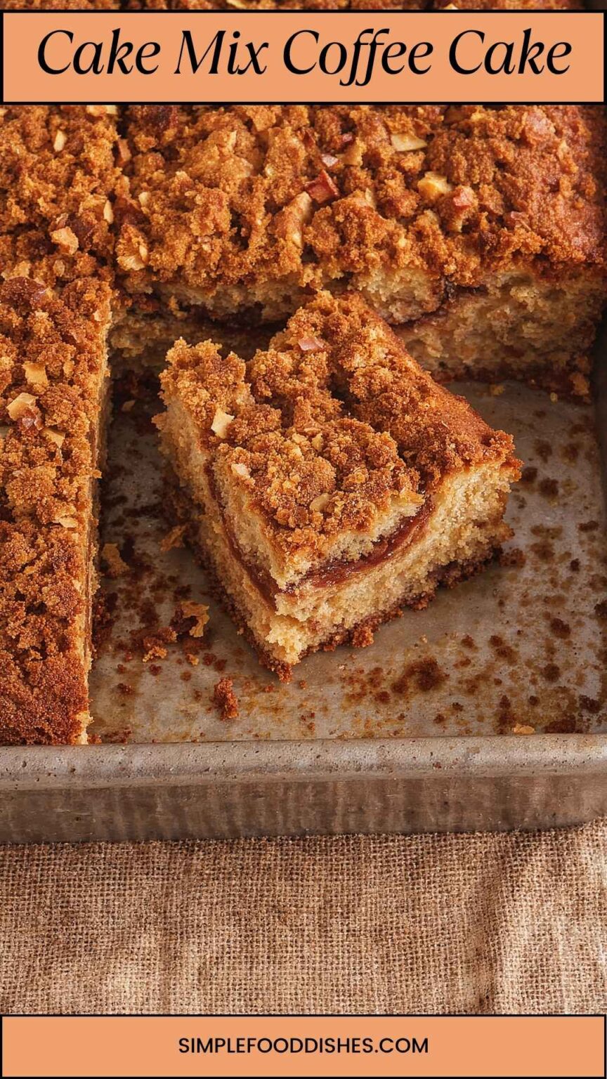 Cake Mix Coffee Cake - Simple Food Dishes